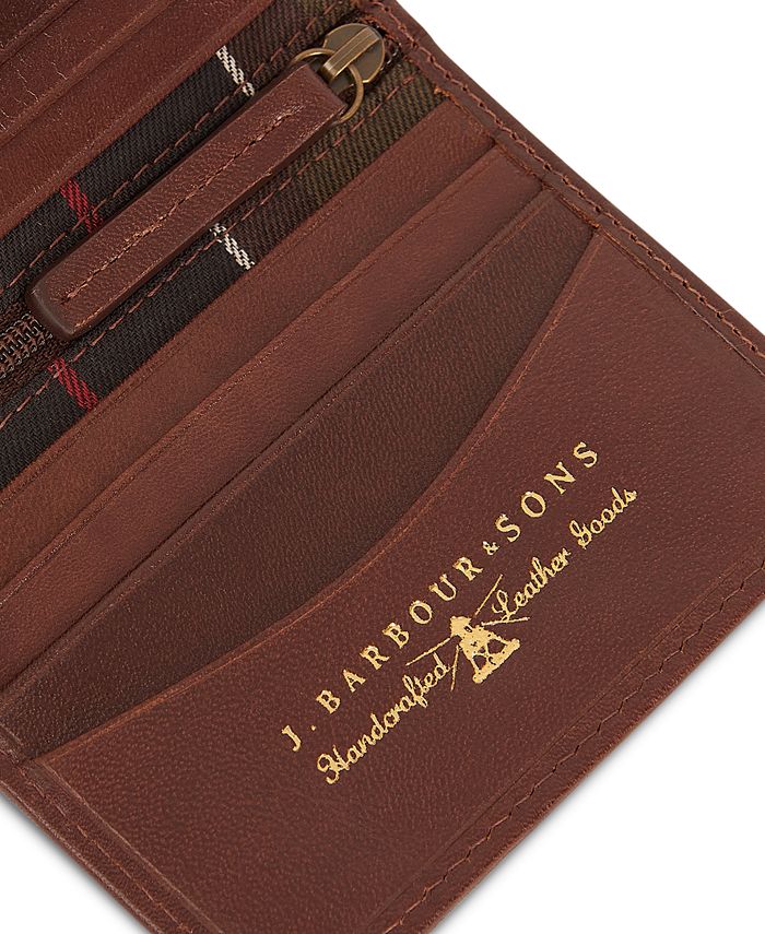 Barbour Men's Colwell Small Leather Billfold Wallet - Macy's