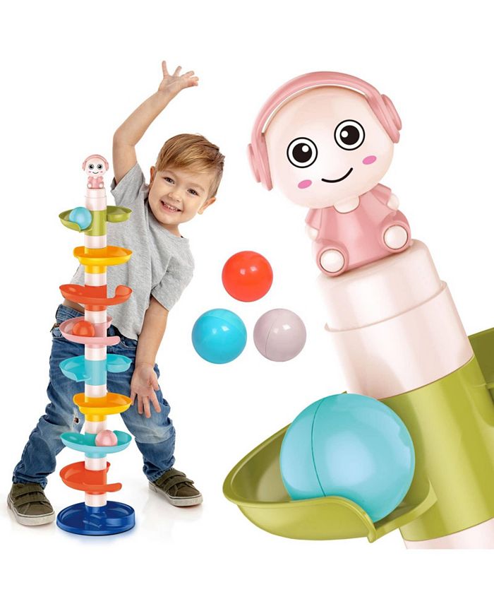 Fun Little Toys 9-Tier Tower Ball Drop Toy for Toddler - Macy's
