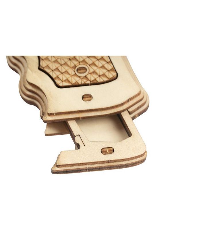 Flash Popup DIY 3D Wood Puzzle Corsac M60 Justice Guard Toy Gun - 102 ...