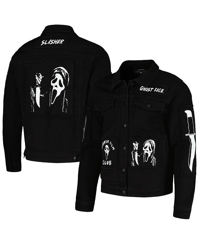 Changes Men's Black Scream Denim Full-Button Jacket - Macy's