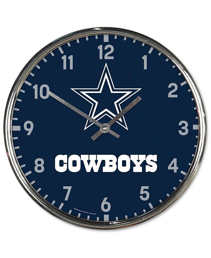 Wincraft Dallas Cowboys Chrome Wall Clock - Macy's