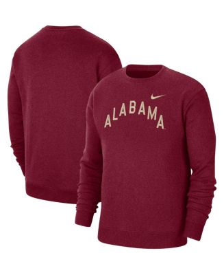 Men's Nike Crimson Alabama Crimson Tide Campus Pullover Sweatshirt - Macy's