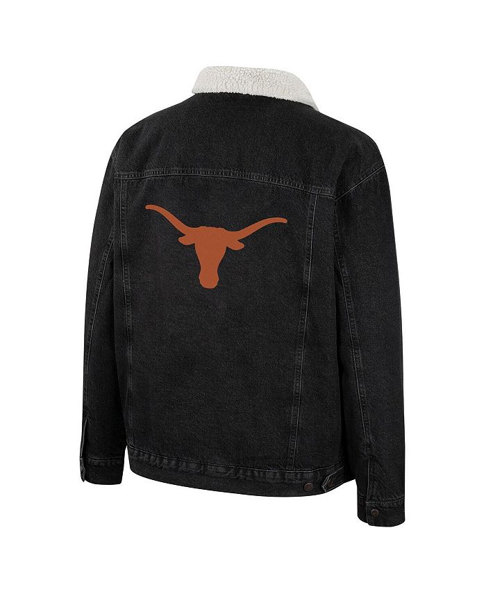 Colosseum Men's x Wrangler Charcoal Texas Longhorns Western Button-Up ...
