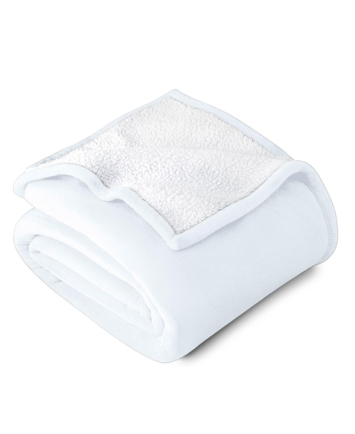 Click here for Bare Home Fleece Sherpa Blanket  King - White prices