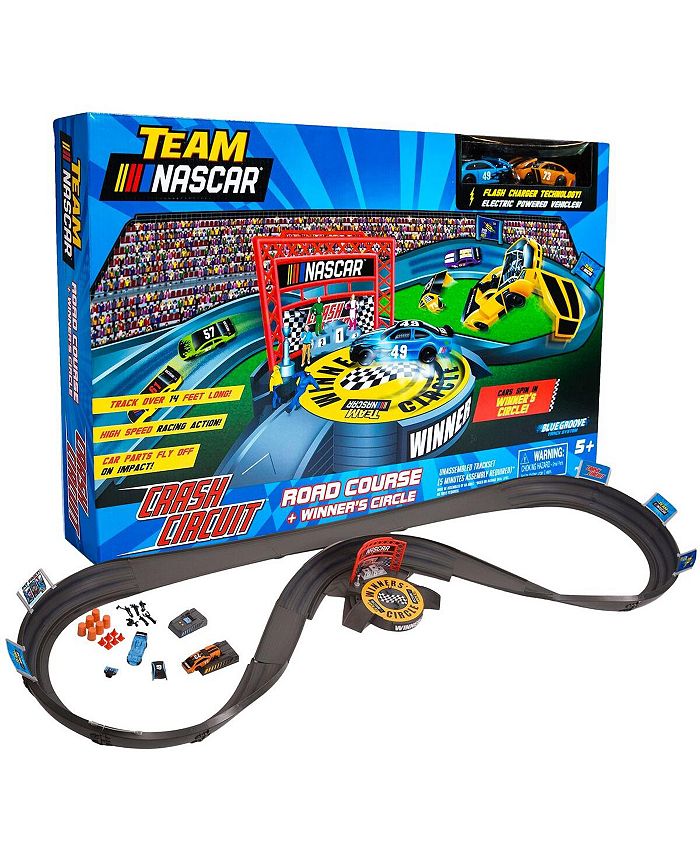 TEAM NASCAR Crash Circuit Road Course + Winner's Circle - Macy's