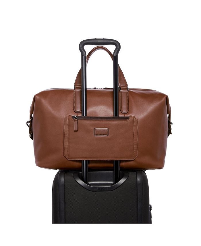 TUMI Men's Harrison Nelson Duffel Leather Bag - Macy's
