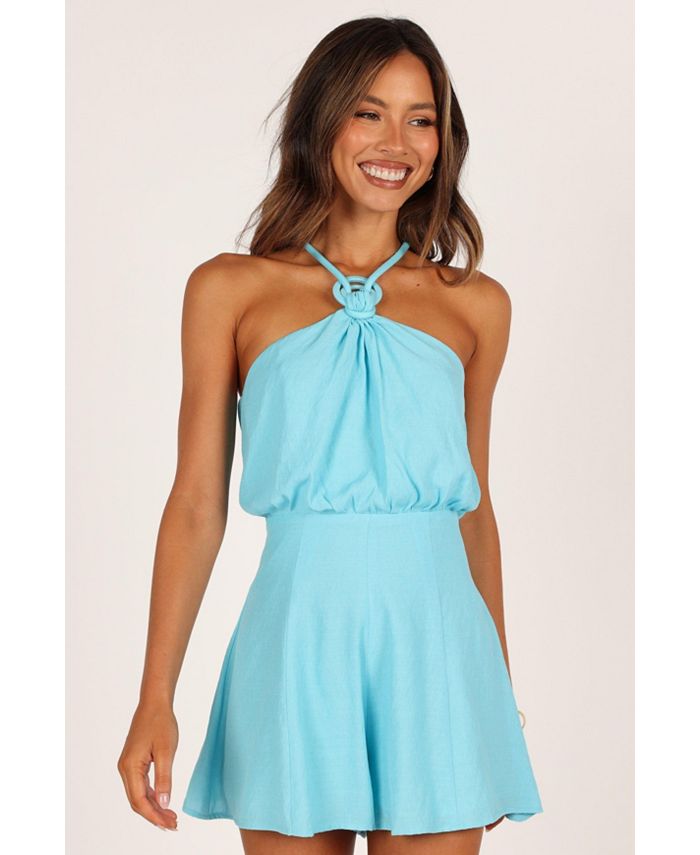 Petal and Pup Women's Nadine Halter Romper - Macy's