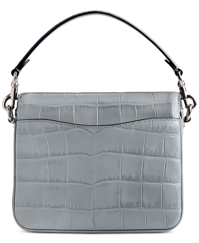 COACH Embossed Croc Leather Cassie Crossbody 19 - Macy's