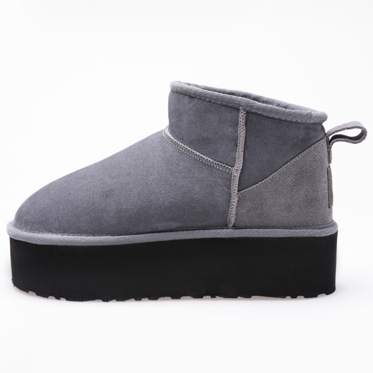 Click here for Womens Mini Sheepskin Boots - Grey prices
