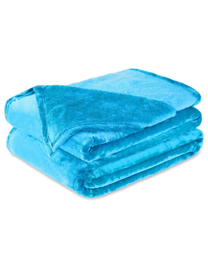 LDC Lux Decor Collection Lux Decor Collection Soft Push Fleece Blanket ...