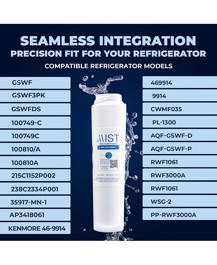 Mist GSWF Water Filter Replacement Compatible 1 Pack - Mist - Macy's