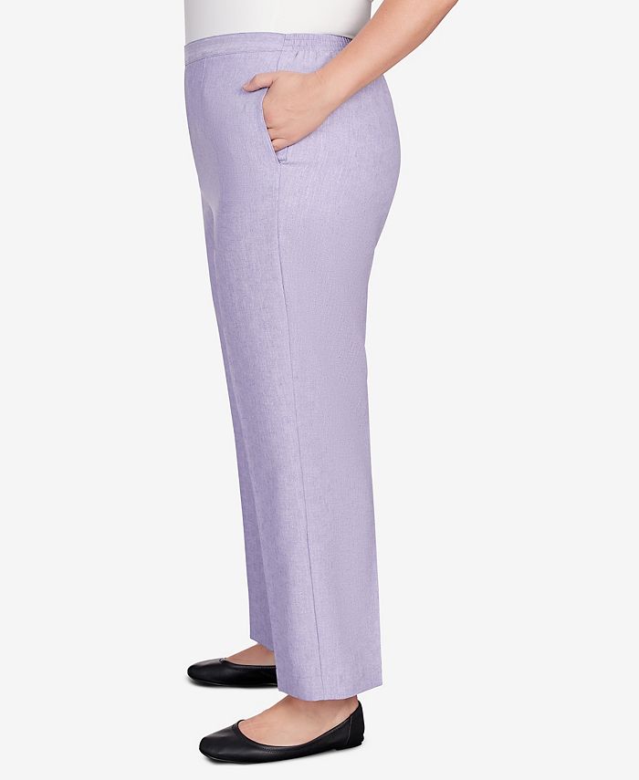 Alfred Dunner Plus Size Isn't It Romantic Spring Flat Front Average ...