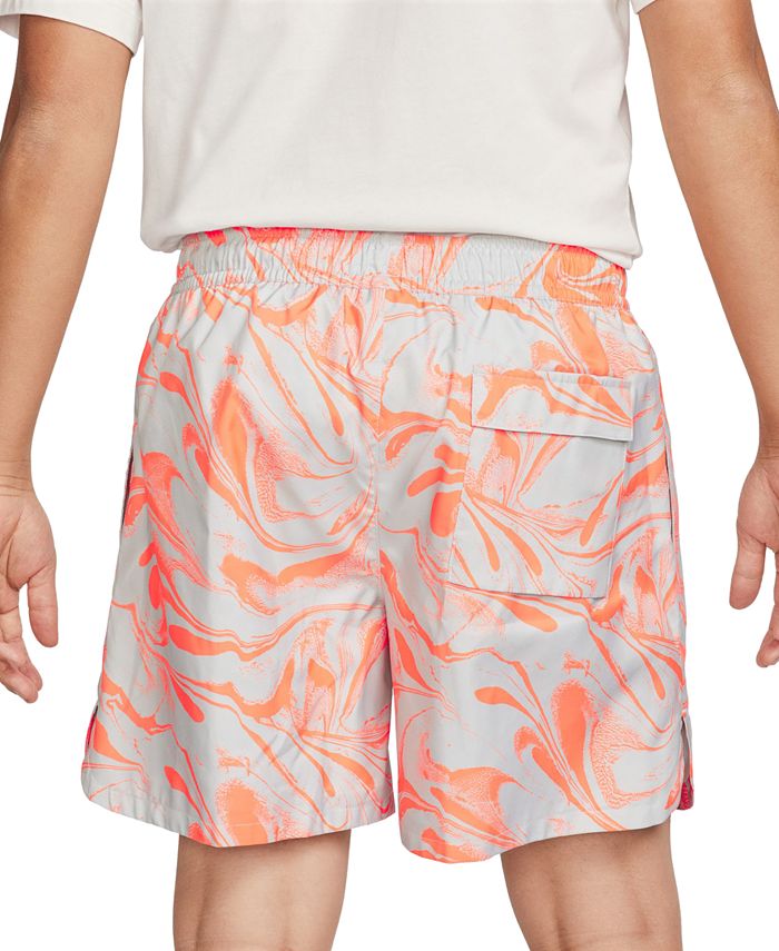 Nike Men's Sportswear Lined Logo Swirl Shorts - Macy's