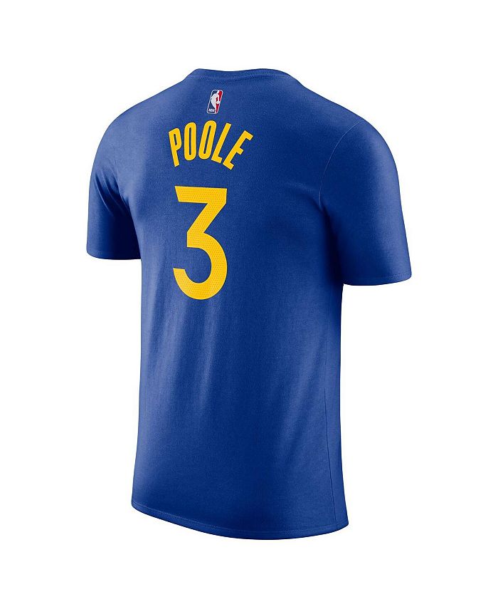 Nike Men's Jordan Poole Royal Golden State Warriors Icon 2022/23 Name ...