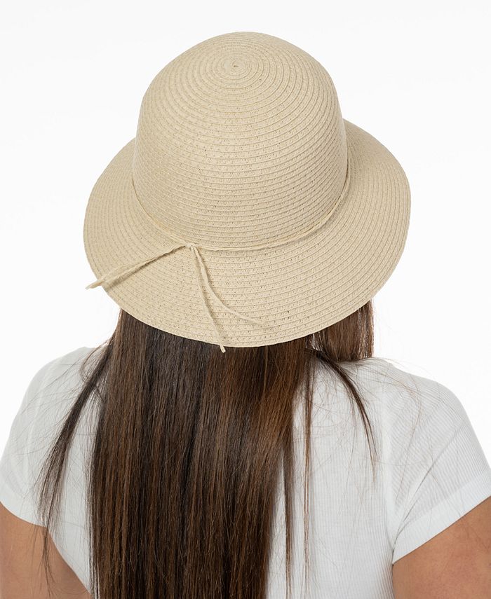 Style & Co Women's Packable Straw Cloche Hat, Created for Macy's - Macy's