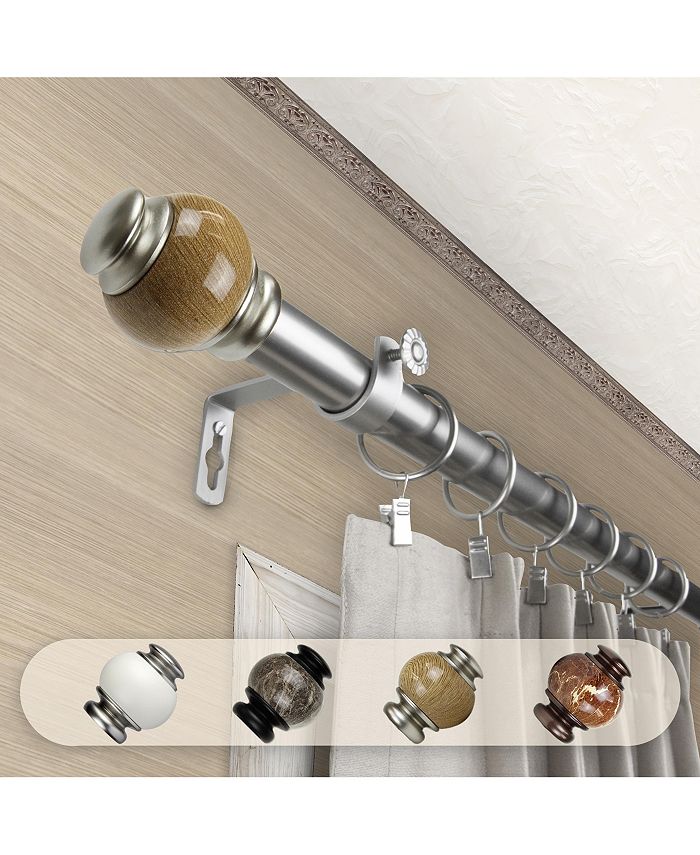 Rod Desyne Marble 1" Curtain Rod 48-84" - Macy's