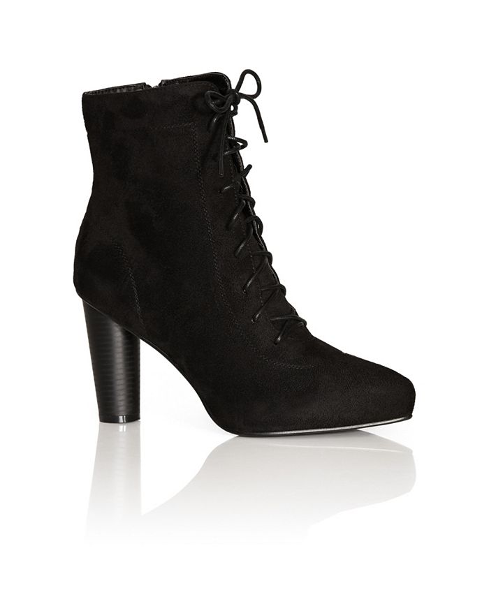 CITY CHIC Women's WIDE FIT Vitti Ankle Boot - black - Macy's