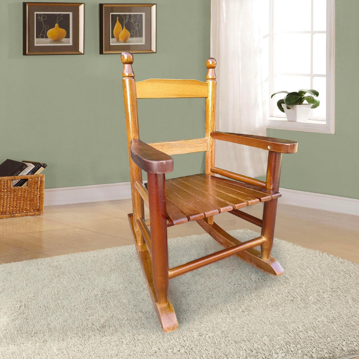 Click here for Streamdale Kids Rocking Oak Chair for Indoor/Outdo... prices