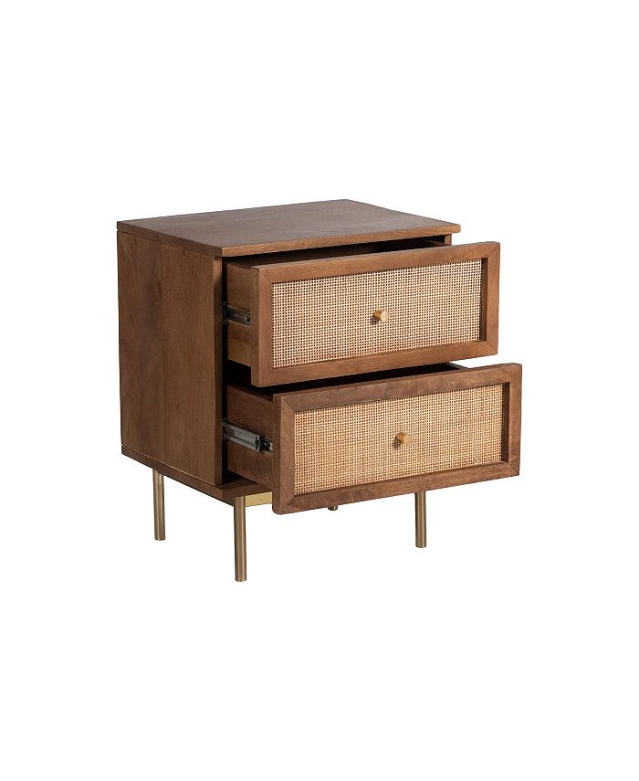 Inmod Hudson 2-Drawer Nightstand - Macy's