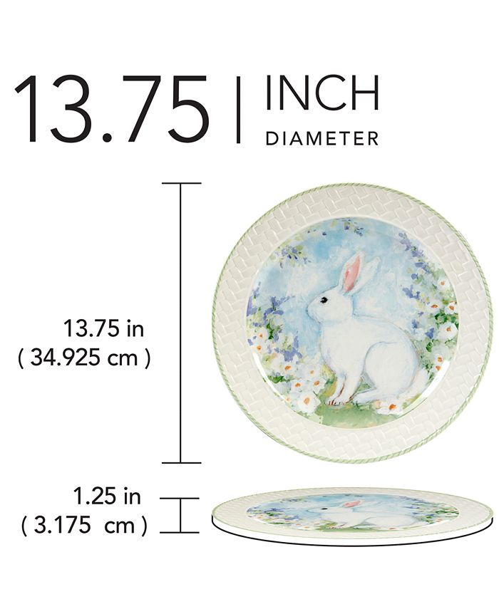 Certified International Easter Morning Round Platter - Macy's