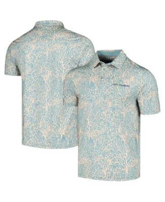 Men's Flomotion Blue THE PLAYERS Coral Reef Polo Shirt - Macy's