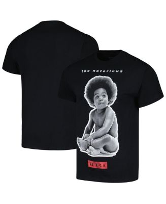 Men's and Women's Black Notorious B.I.G. Big Baby T-shirt - Macy's
