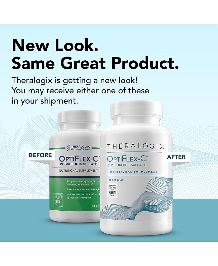 Theralogix OptiFlex-C Chondroitin Sulfate Joint Health Supplement ...