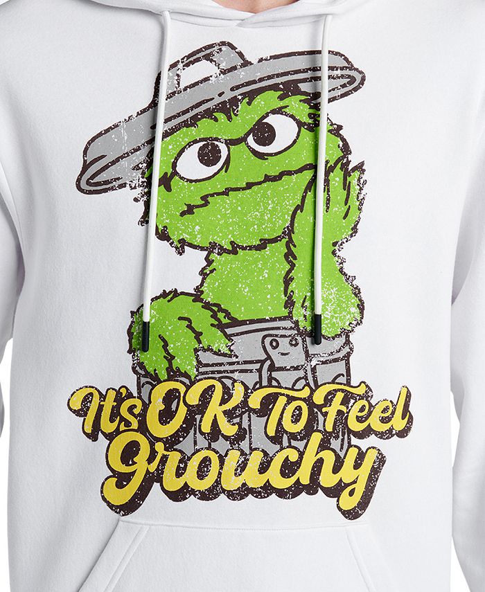 Kenneth Cole X Sesame Street Men's Slim Fit Oscar the Grouch Hoodie ...