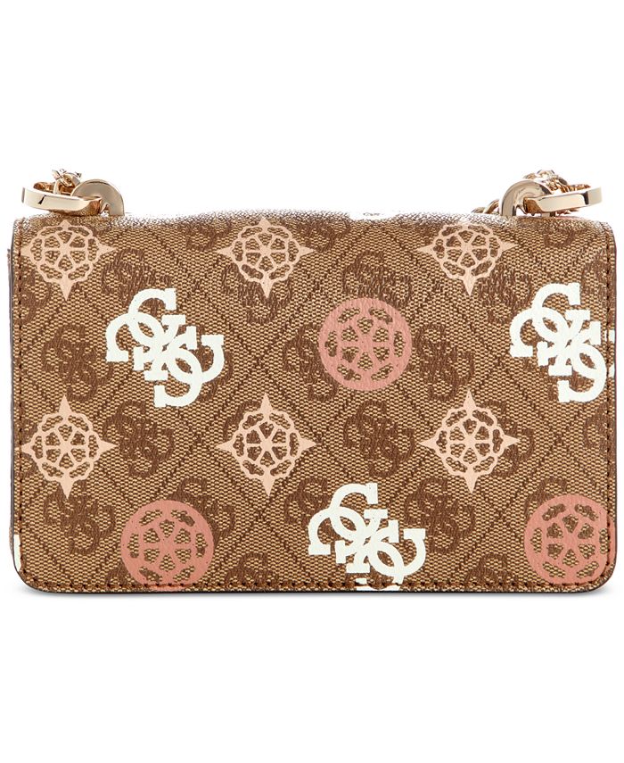 GUESS Eliette Logo Mini Convertible Crossbody Flap - Macy's