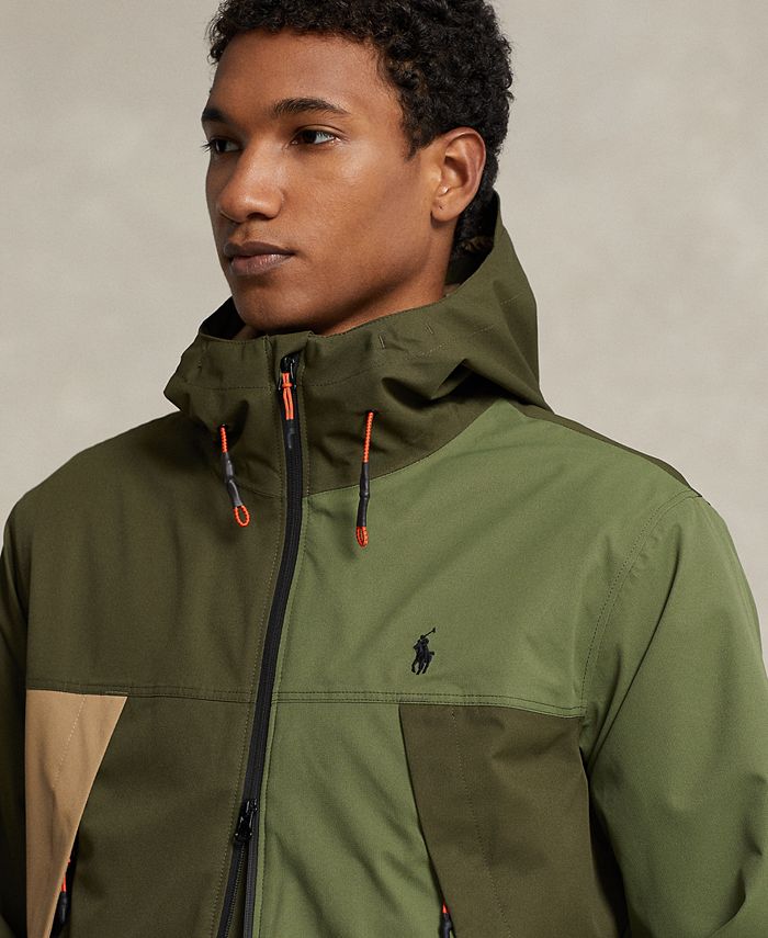 Polo Ralph Lauren Men's Color-Blocked Water-Resistant Jacket - Macy's