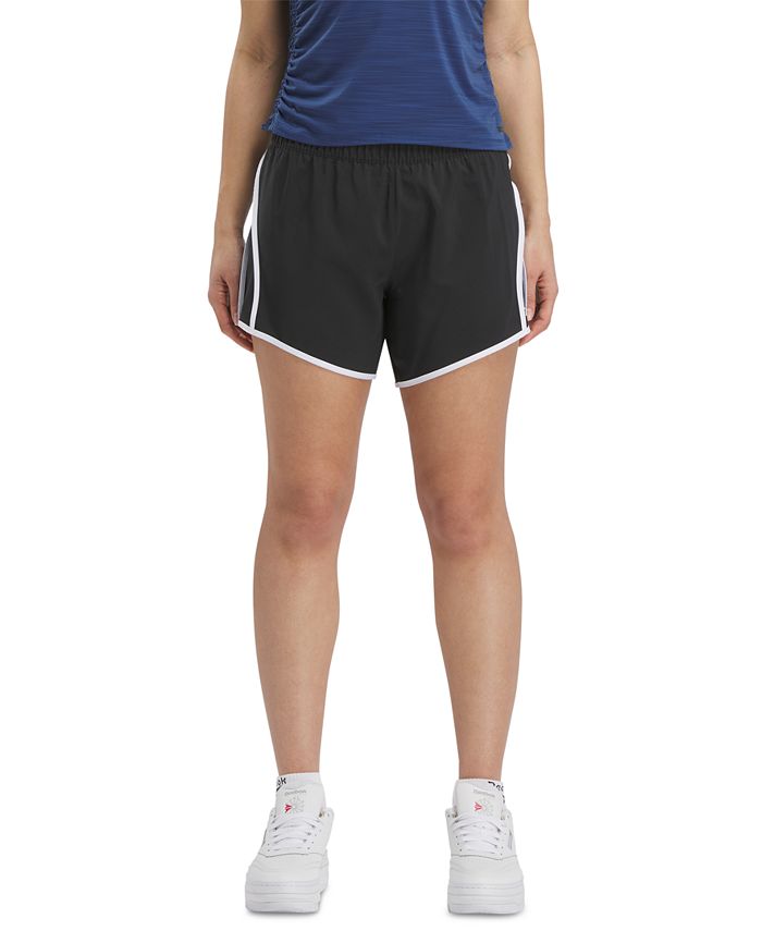 Reebok Women's Active Identity Training Pull-On Woven Shorts - Macy's