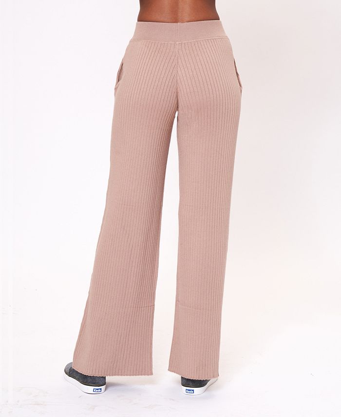Leimere Women's Knit Rosewood Ribbed Pant - Macy's