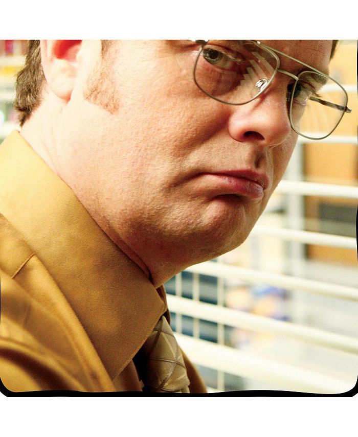 The Office Big Face Dwight Schrute Blanket 46" X 60" Flannel Fleece ...