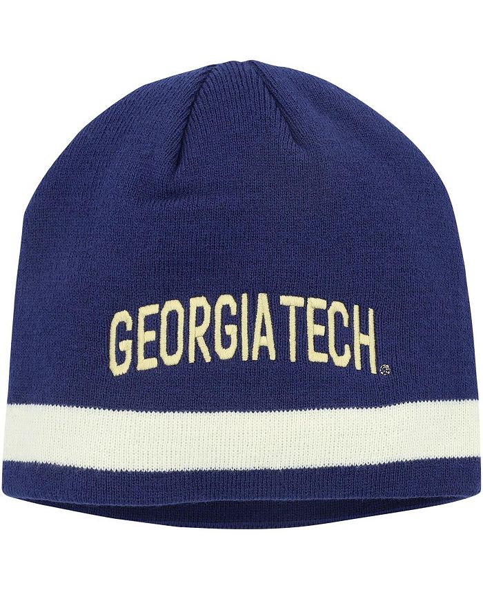 adidas Men's Navy Georgia Tech Yellow Jackets Wordmark Beanie - Macy's