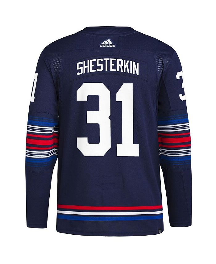 adidas Men's Igor Shesterkin Navy New York Rangers Alternate Authentic Player Jersey - Macy's