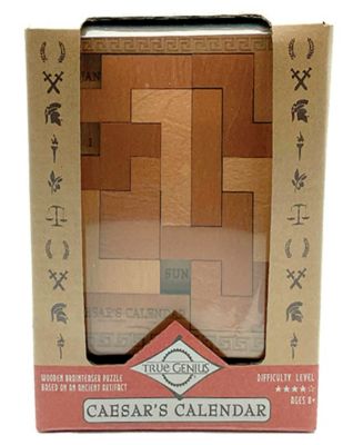 True Genius Caesar's Calendar Wood Puzzle - Macy's