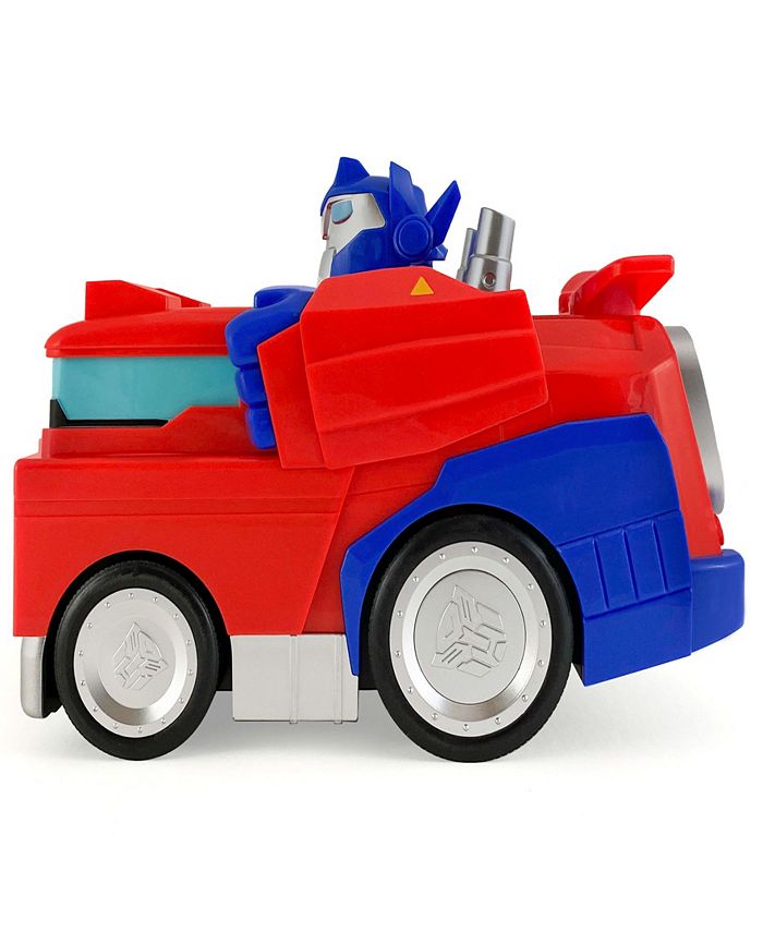 Transfomers Rescue Bots Academy Optimus Prime RC Car - Macy's