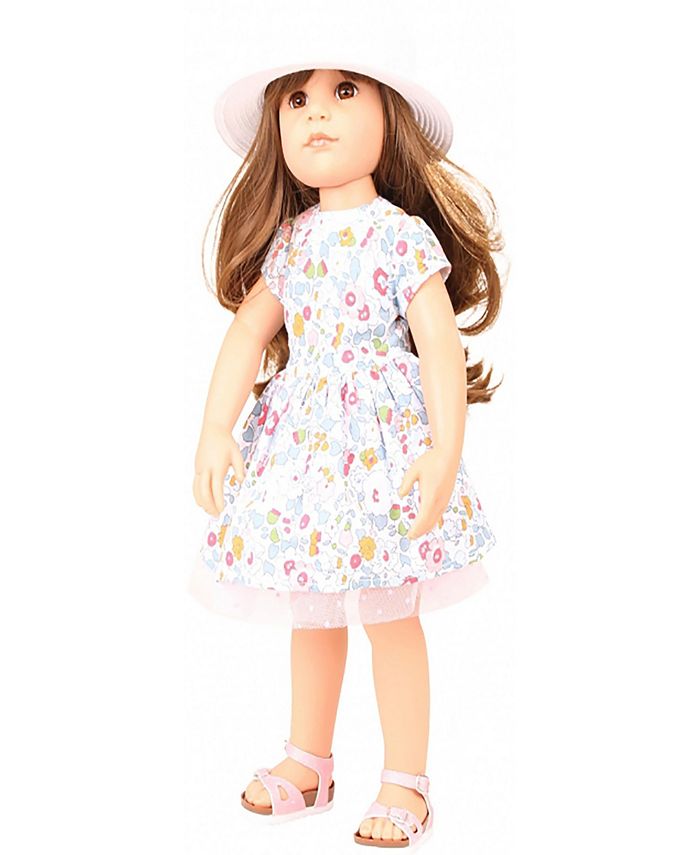 Gotz Hannah Summertime Poseable Brunette Doll - Macy's