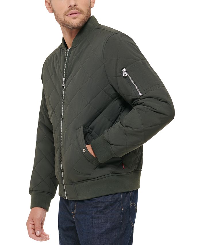 Levi's Men's Quilted Fashion Bomber Jacket - Macy's