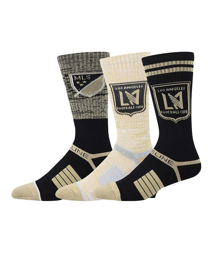 Strideline Men's LAFC Premium 3-Pack Knit Crew Socks Set - Macy's