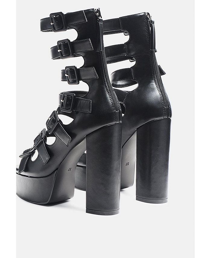 London Rag Sarouchi Caged Gladiator Platform Sandals - Macy's