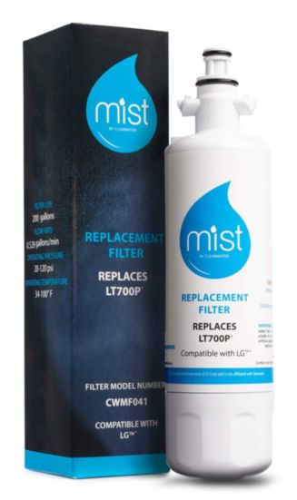 Mist ADQ36006101 Replacement for LG LT700P Refrigerator Water Filter ...