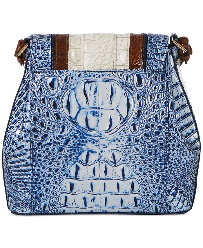 Brahmin Margo Coastal Blue Odysea Small Leather Crossbody - Macy's