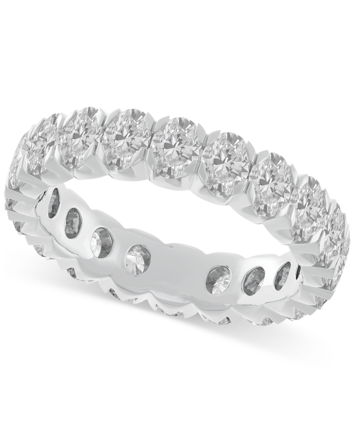 Click here for Diamond Oval-Cut Eternity Band (3 ct. t.w.) in 14k... prices