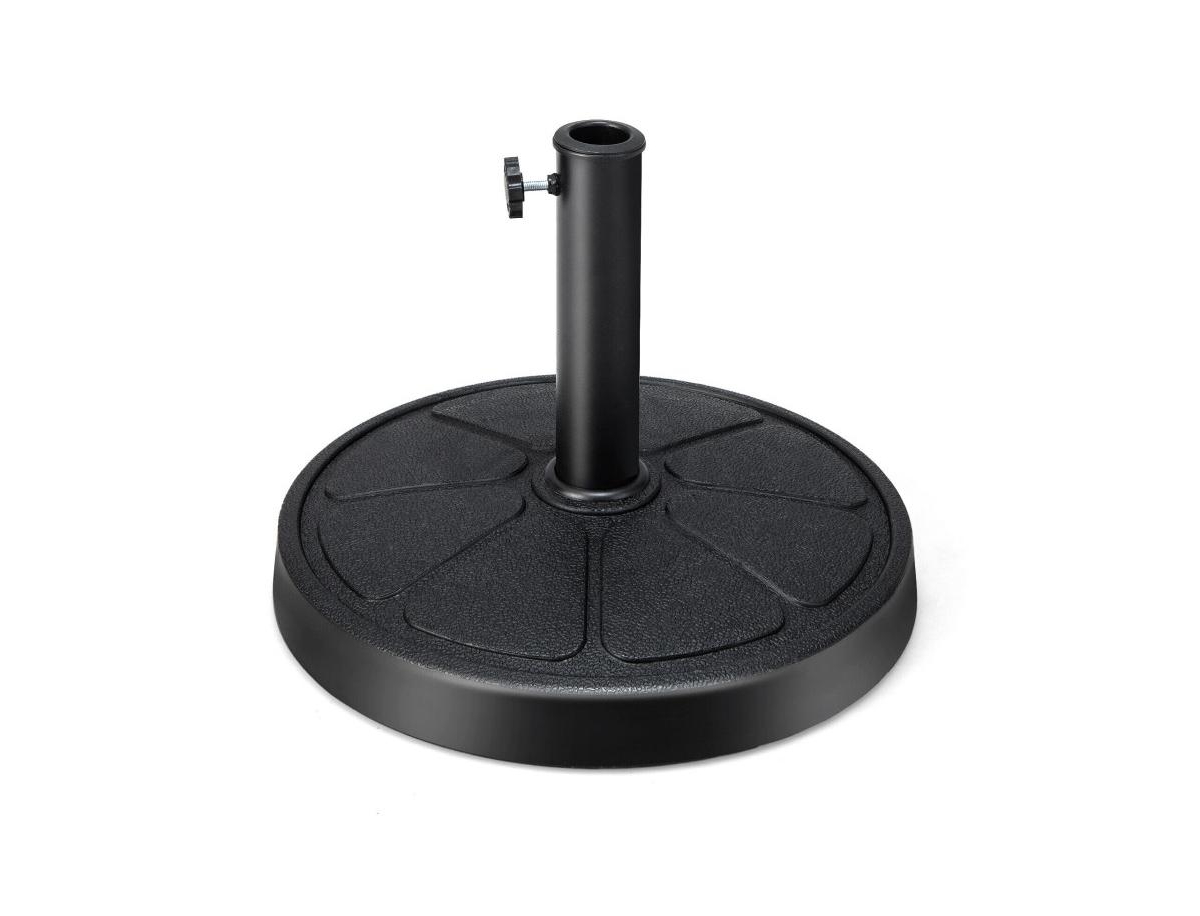 Click here for 18 Inch Round Outdoor Umbrella Base - Black prices