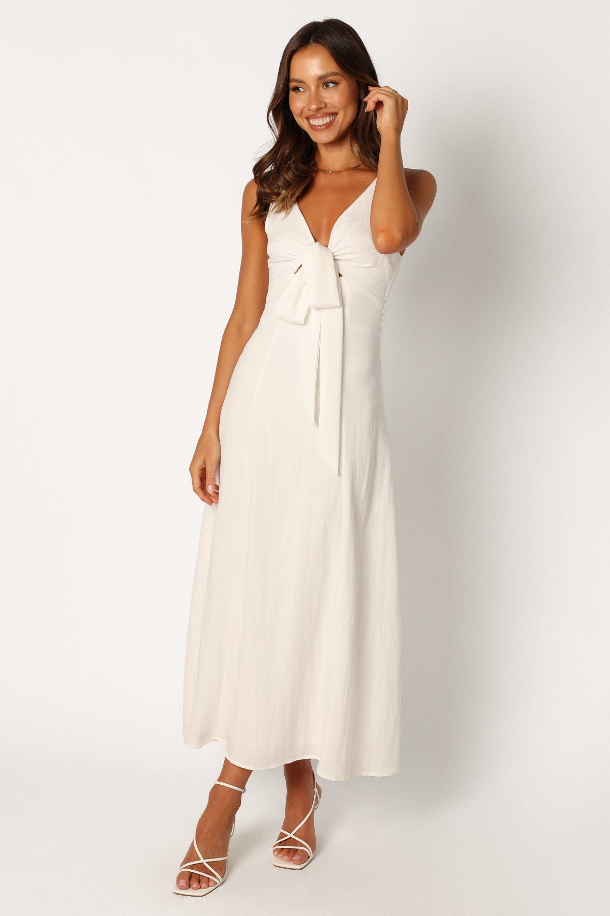 Click here for Archer Maxi Womens Dress - White prices