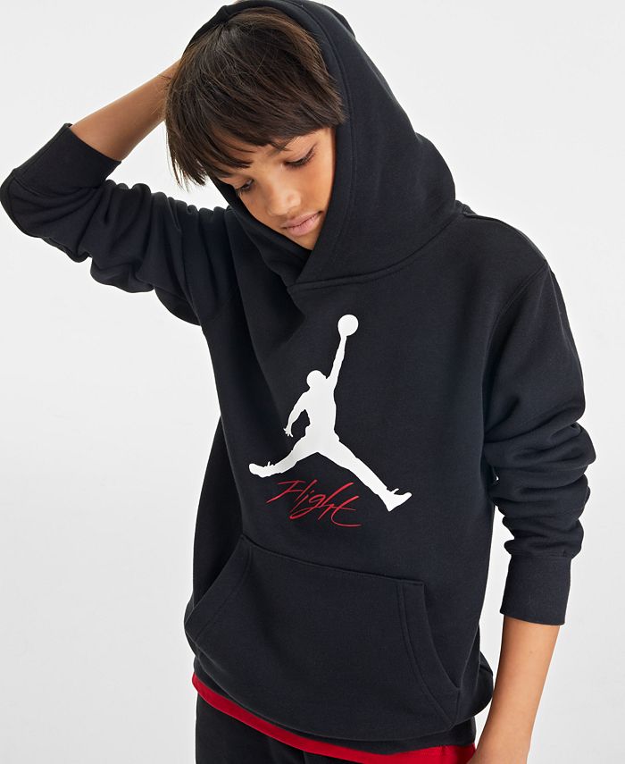 Jordan Big Boys MJ Baseline Pullover Hoodie - Macy's