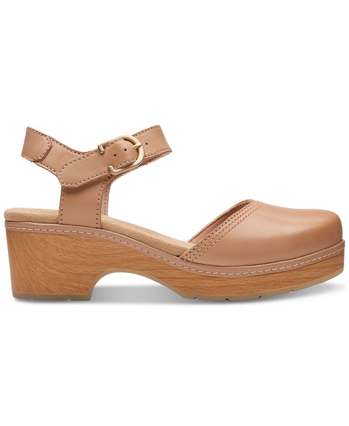 Clarks Paizlee Bay Clog-Style Block Heel Platform Shoes - Macy's