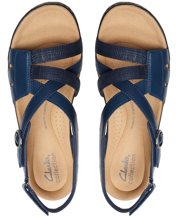 Clarks Merliah Bonita Strappy Block Heel Platform Sandals - Macy's
