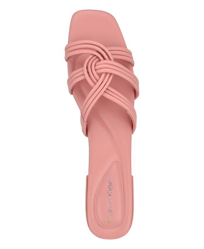 Calvin Klein Women's Tianela Flat Slide Sandals - Macy's